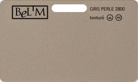 Plaquette Gris perle 2800 texturé – Bel'M pro